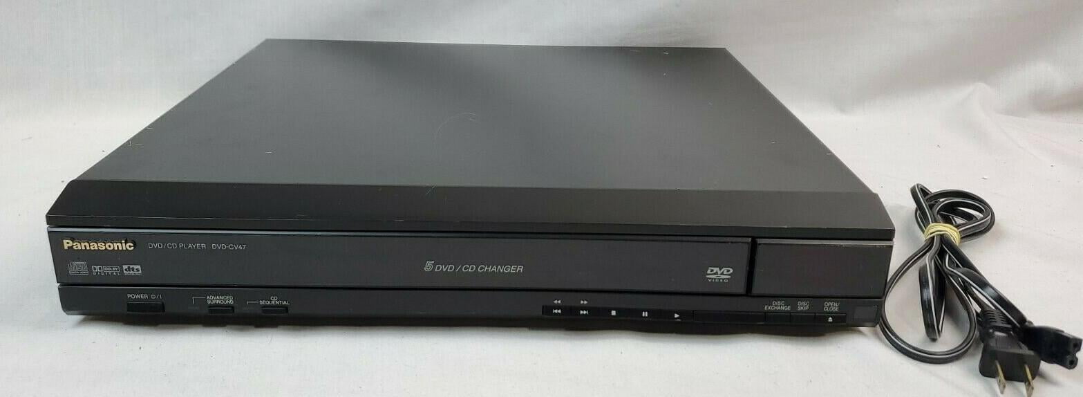 Pre-Owned Panasonic Dvd-cv47 5 Disc CD DVD Player 5 Disc Cd Dvd Changer ...