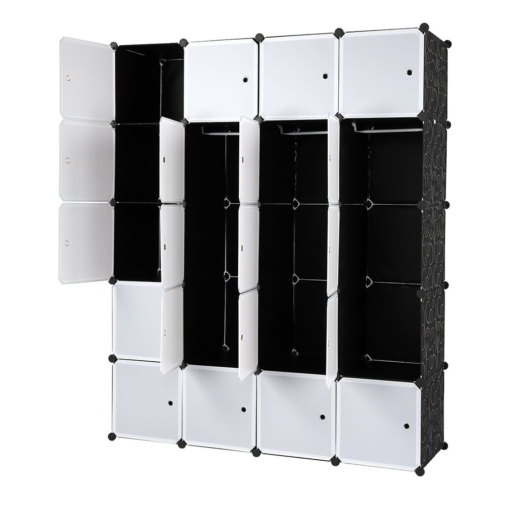 20 Cube Organizer Stackable Plastic Cube Storage Shelves Design ...