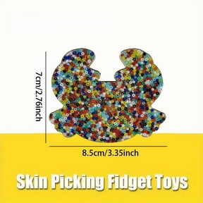 2 Pack Round Picky Pad,Skin Picking Fidget Toys, Picking Pad Fidget ...