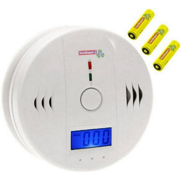 Detector Digital de Humo SmokeDigital 1Pza Alarma Visual Roja Sensor ...