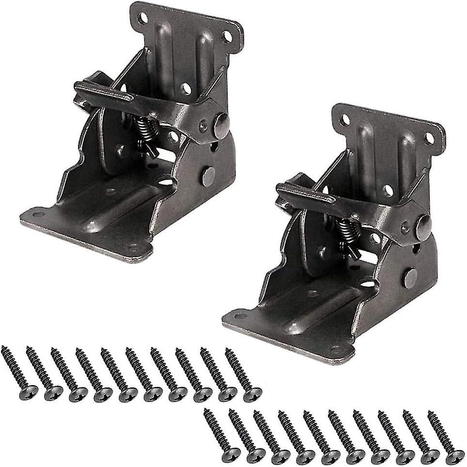 2024 Hinged Table Legs 2 Pieces Bed Leg Extension Table Self-locking ...