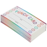 50 Sheets Behavior Punch Cards Reward Punch Cards Behavior Incentive ...
