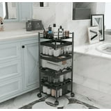 Simpli Furnished LLC 4-Tier Rotating Square Storage Shelf, Multipurpose ...
