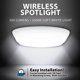 Bell+Howell Ceiling Light Wireless Motion Activated Battery Ceiling ...