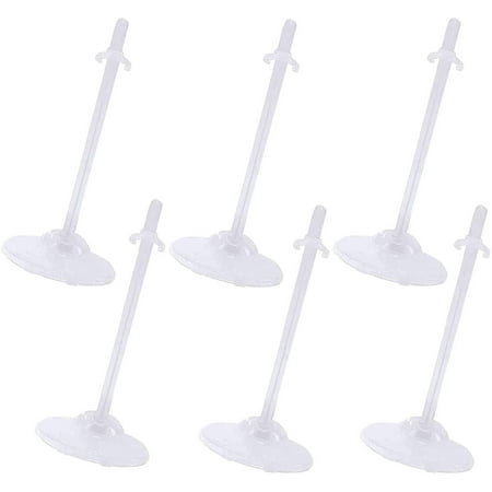 Mini Doll Display Stand Barbie Doll Stand Clear Doll Stand Holder Doll ...