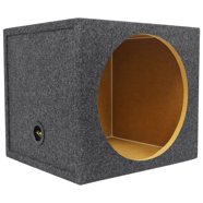 Car Audio Single 8" SPL Bass Subwoofer Labyrinth Vent Sub Box Stereo ...