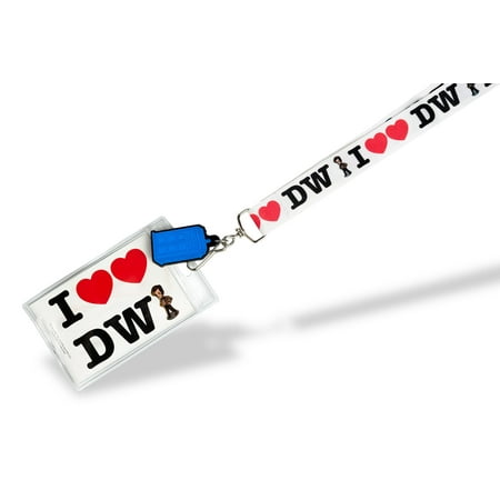 Doctor Who I Heart the Doctor with 2D TARDIS Lanyard Charm | Walmart Canada