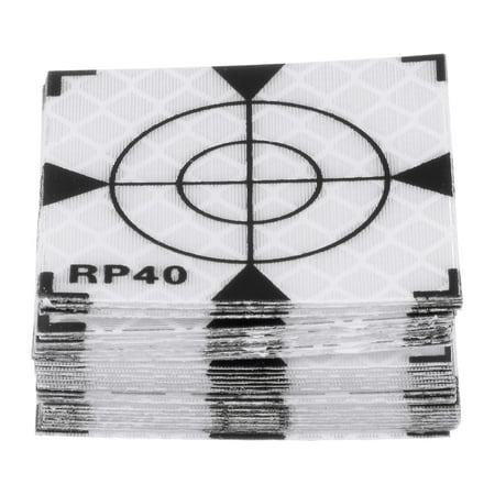 30 Packs Survey Reflector Sheets 40mm Self-adhesive Reflective Tape ...