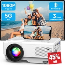 Crosstour WiFi Mini Portable Projector, HD 720P Supported Portable ...
