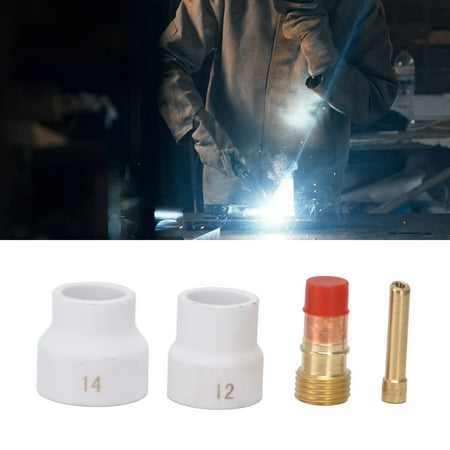 Noref TIG Gas Lens Kit,TIG Welding Torch Kit,4Pcs TIG Gas Lens Kit ...