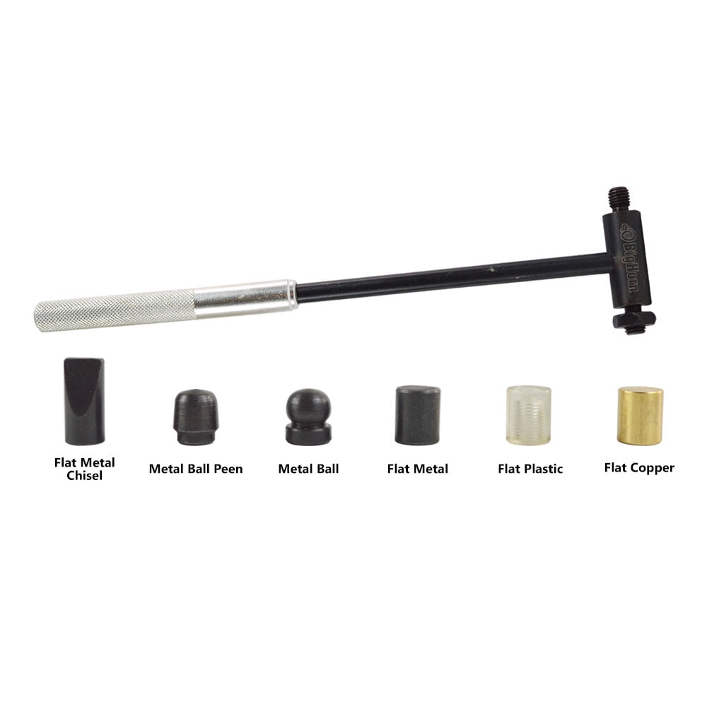 Big Horn 6PC Mini Hammer Set with Interchangeable Heads for Many ...