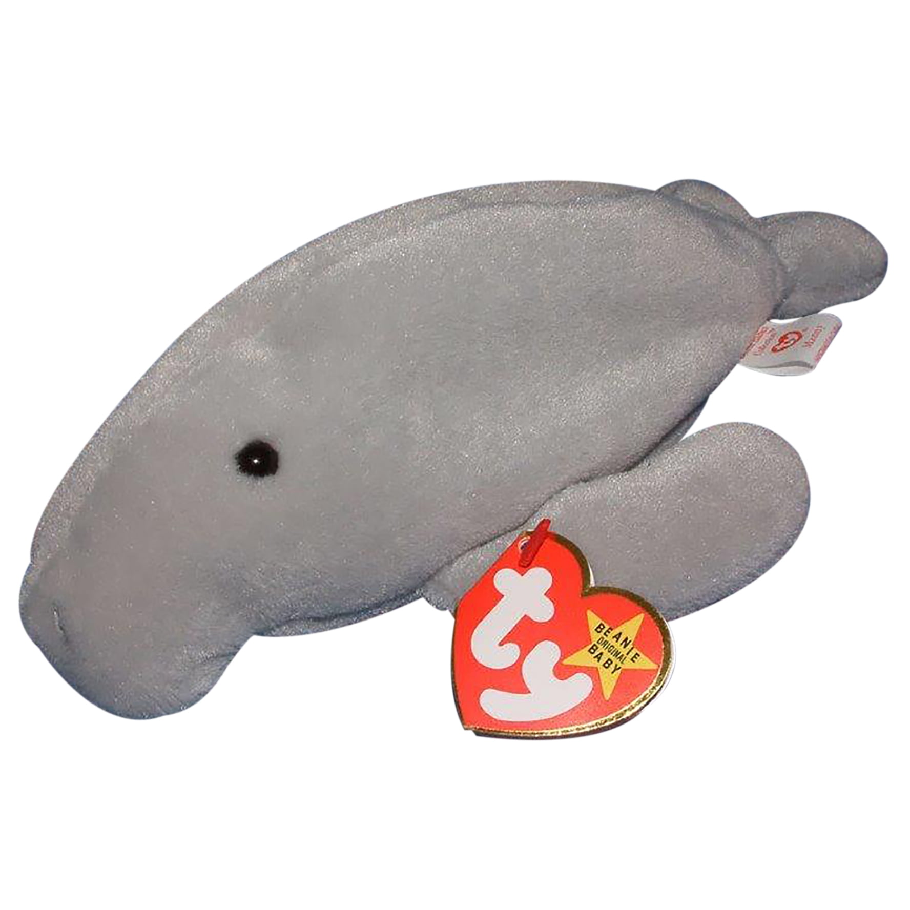 Ty Beanie Baby: Manny the Manatee | Stuffed Animal | MWMT's - Walmart.com
