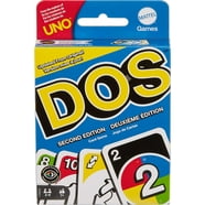 DOS Second Edition Card Game by UNO for Game Night with Two Discard ...