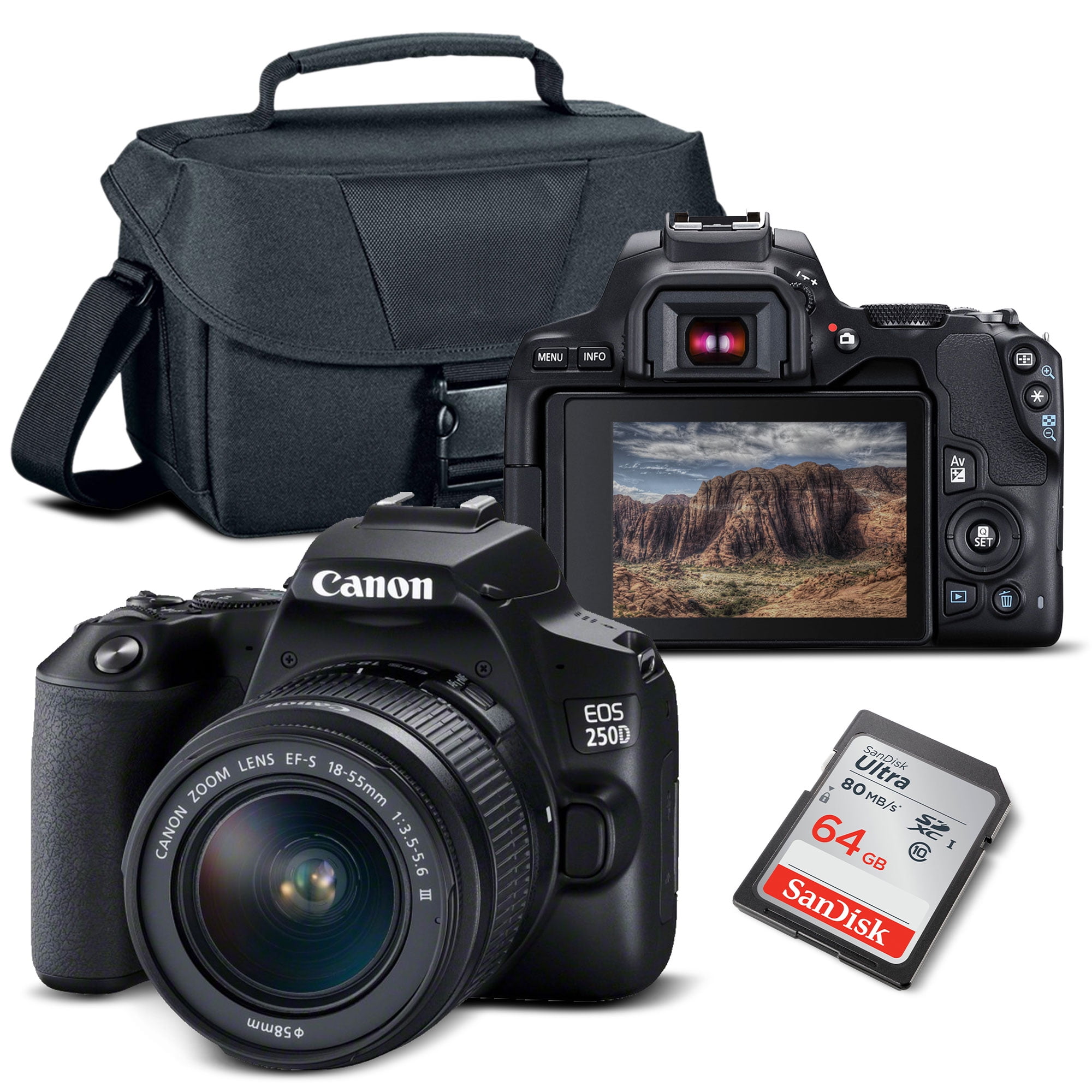 Click here for Canon Eos 250d / Rebel Sl3 Dslr Camera With 18-55m... prices