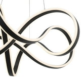 Possini Euro Design Helix Sand Black Ceiling Pendant Light 21" Wide ...