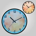 RMDQTR 12 Inch Sound-Activated LED Night Light Wall Clock Silent Sweep ...