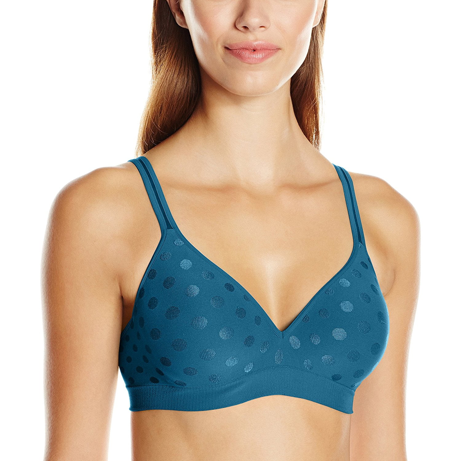 Hanes Ultimate Perfect Coverage Comfortflex Fit Wirefree Bra Xl White