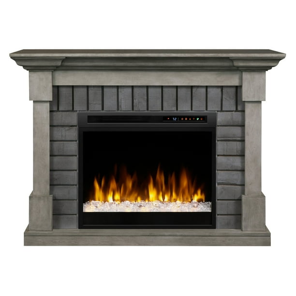 Dimplex Royce Electric Fireplace Mantel With Glass Ember Bed - Walmart.com