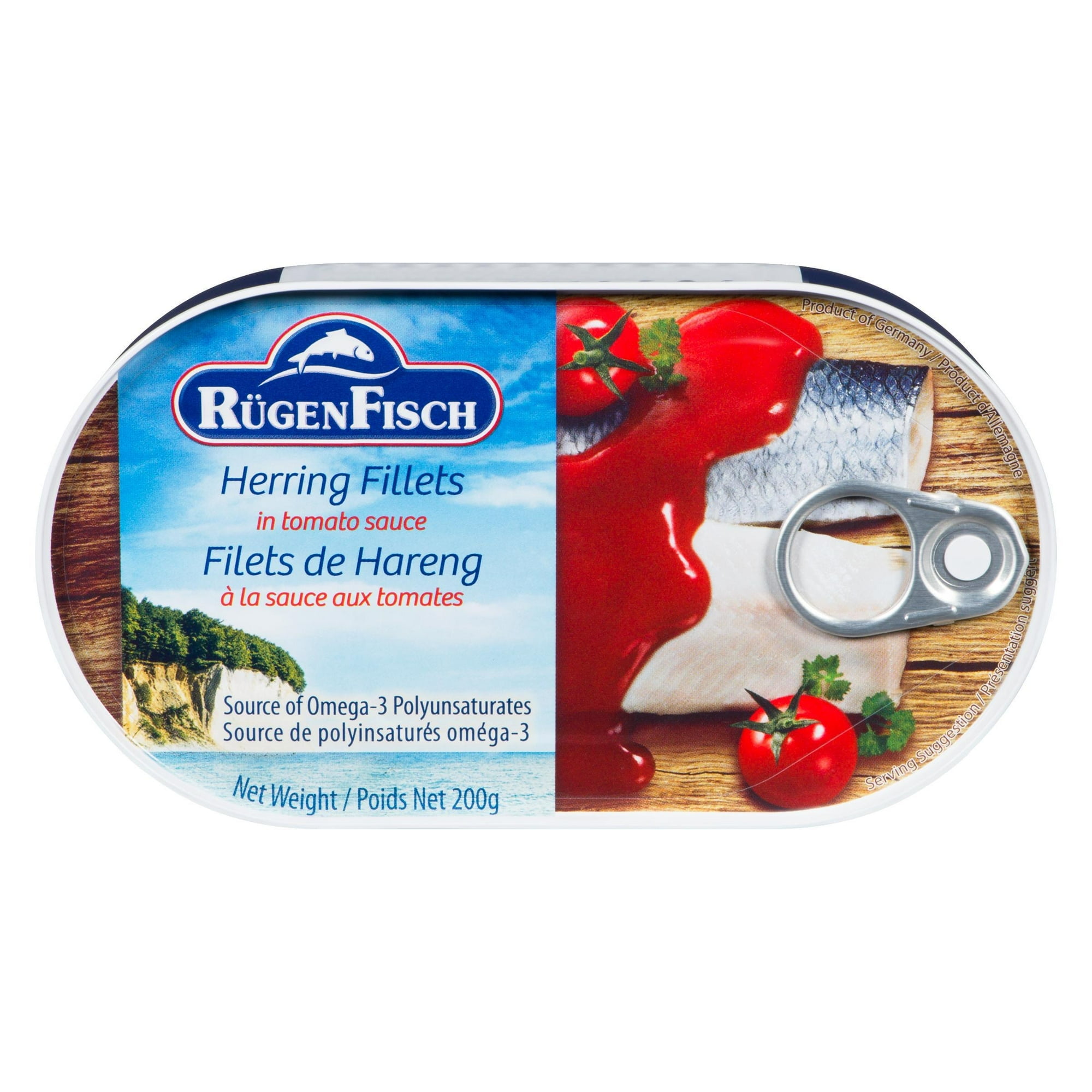 Click here for Ruegen Fisch Herring In Tomato Sauce. 200 G prices