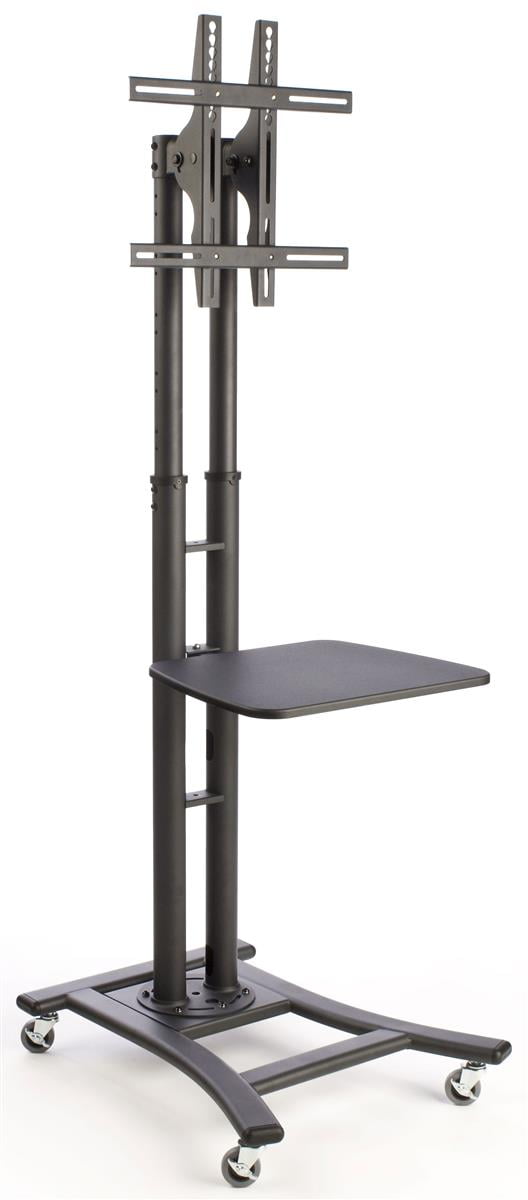 TV Stand with 19 inch Shelf for a 32 to 70 inch Flat Screen Monitor ...