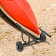 Miumaeov Kayak Canoe Boat Carrier Rack Dolly Trailer Trolley Transport ...