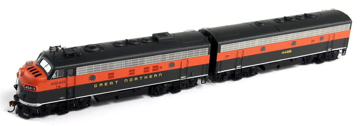 Athearn G22572 HO Great Northern EMD F7A/F7B Diesel Locomotive Set ...
