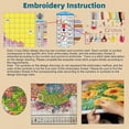 DIY Cross Stitch Kit Happy Sloth 11CT Embroidery Kit with Pattern ...