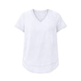 CYRBOKO Women's Athletic Shirts Summer, V-Neck Short Sleeve Cotton ...