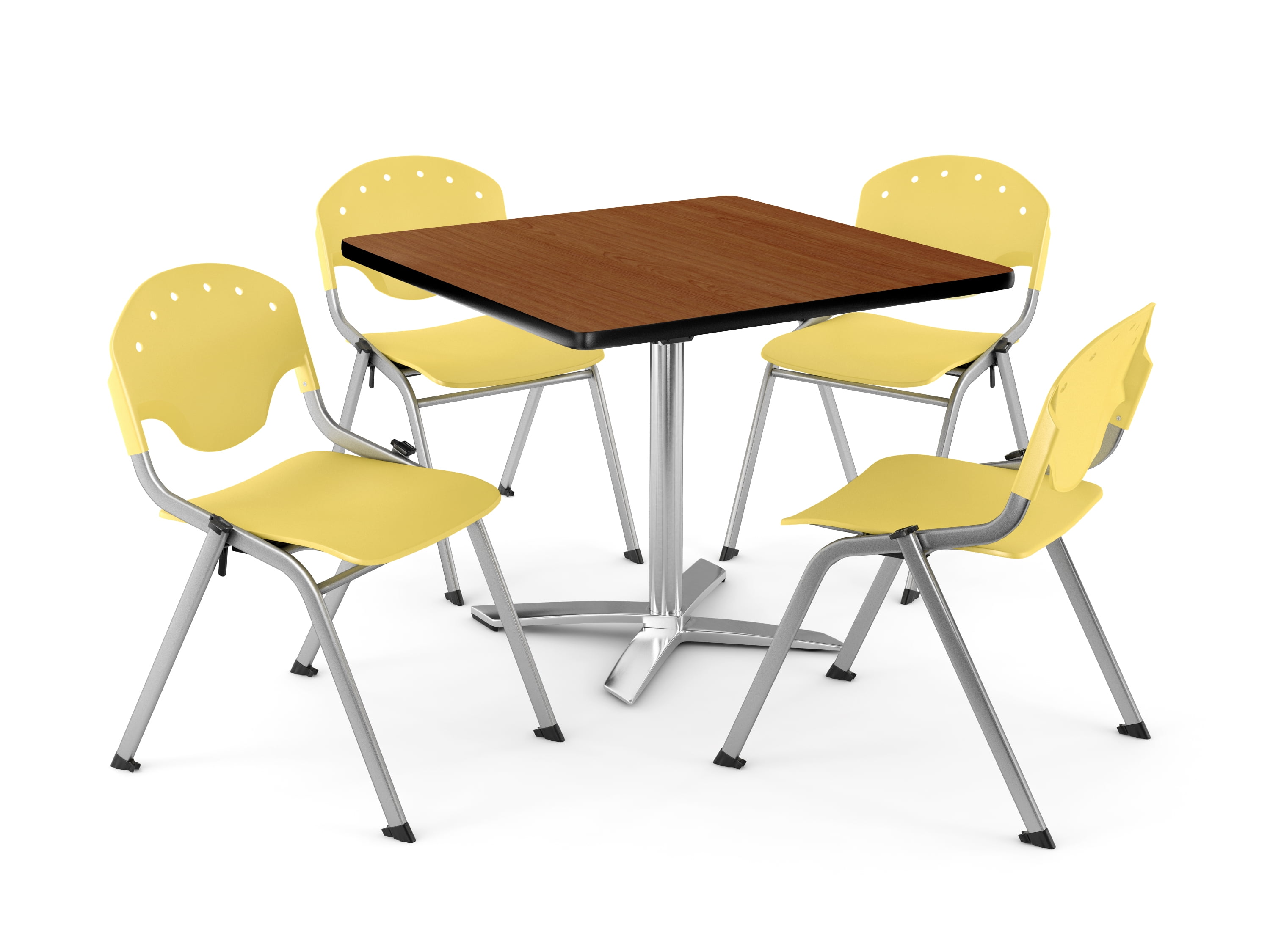 OFM Core Collection Breakroom Bundle, 36" Square Multi-purpose Folding ...