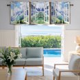 Curtain Valances for Kitchen Windows,Rod Pocket Short Valance Window ...