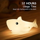 TRIPRO Shark Silicone Nursery Night Light Room Decor Desk Lamp Toys ...