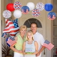 4th of July Decorations Red White and Blue Hanging Paper Lanterns for ...