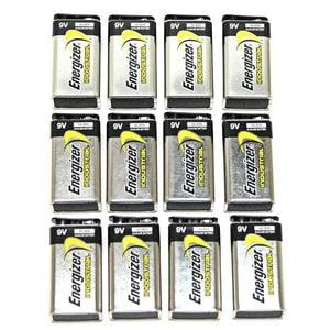 Energizer 9V Industrial Strength Alkaline Battery 625mAh - 12-pack ...