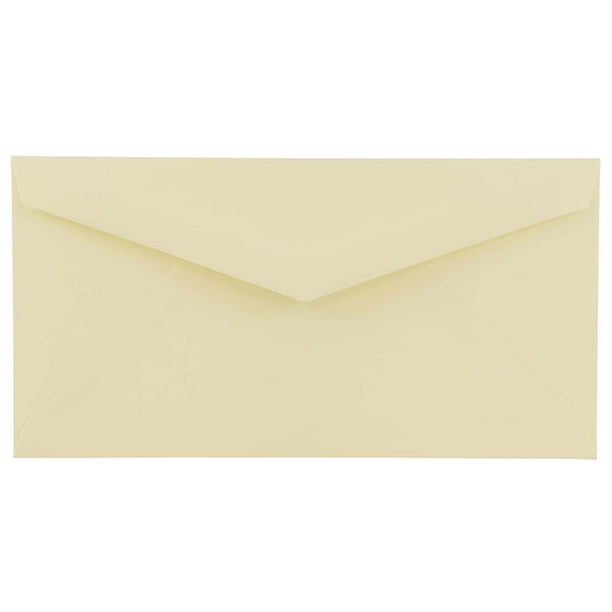 JAM Monarch Envelopes, 4 1/2 x 8 1/8, Ivory, 25/Pack - Walmart.com