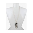 Betsey Johnson Dark Magic Skeleton Pave Necklace Gold - Walmart.com
