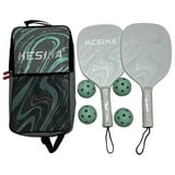 Pickleball Paddles 4 Balls Fiberglass Rackets Edge Guard Pickleball ...