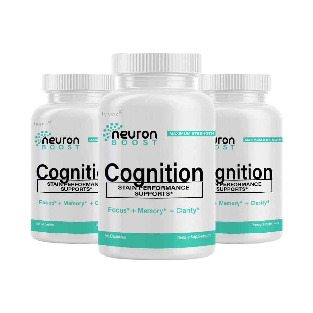 Neuron Boost, Neuron Boost Cognition Brain Performance (3 Pack ...