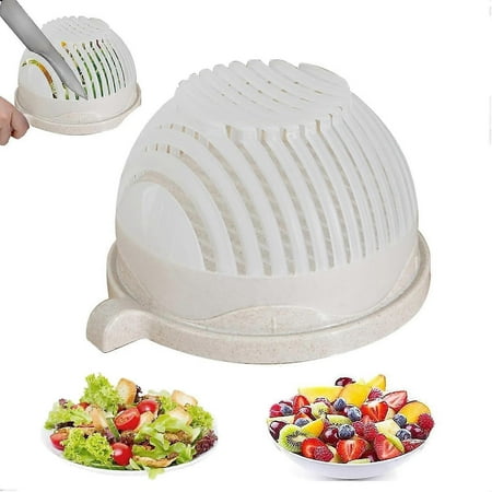 Fruit and Vegetable Cutter Bowl, Veggie Chopper, Salad Chopper Bowl ...