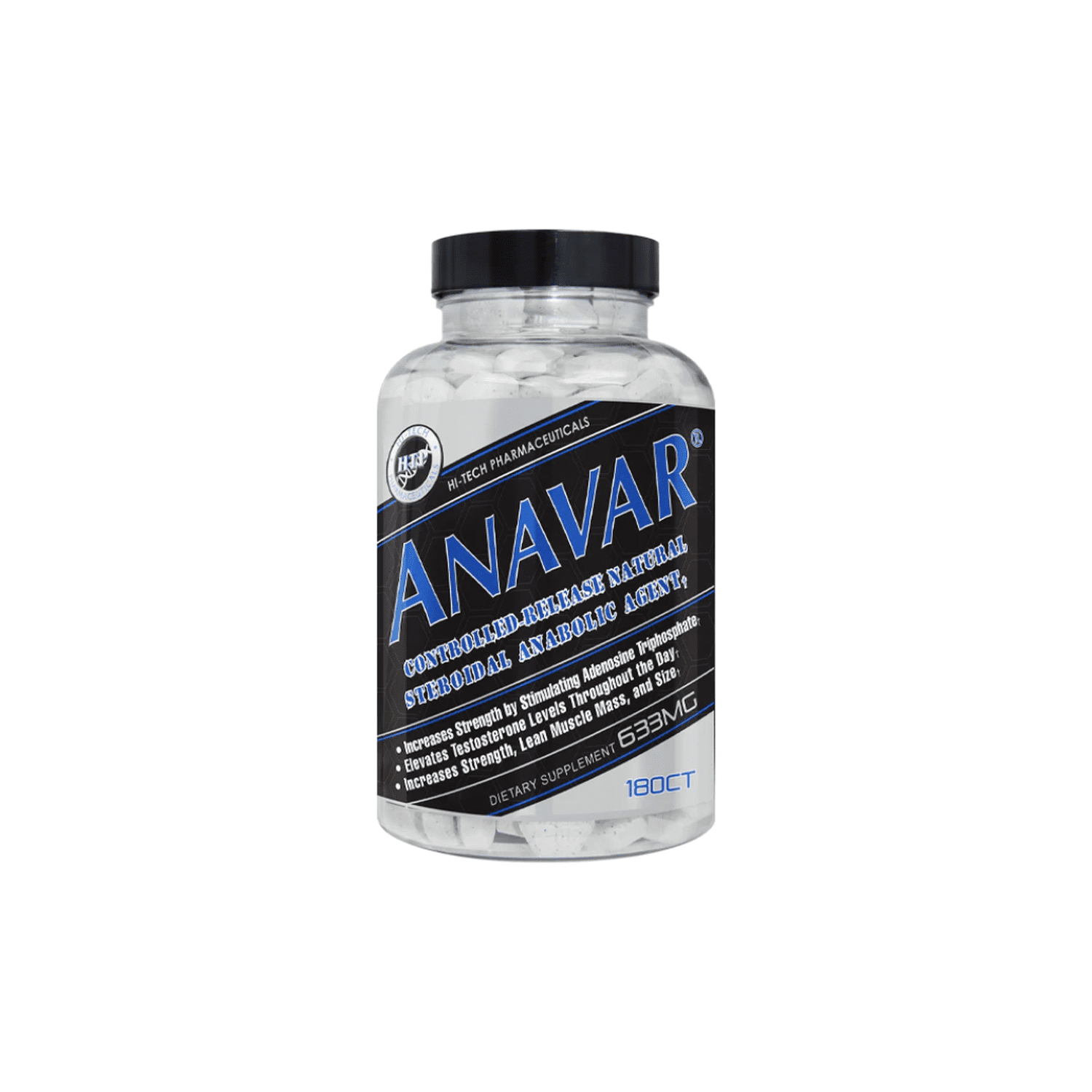 PRE ENTRENAMIENTO HI TECH ANAVAR 180 TABLETAS blanco chico | Walmart en ...