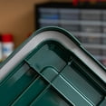 Remington® 46 Qt. Plastic Storage Bins with Sealed Lids, Clear Gasket ...