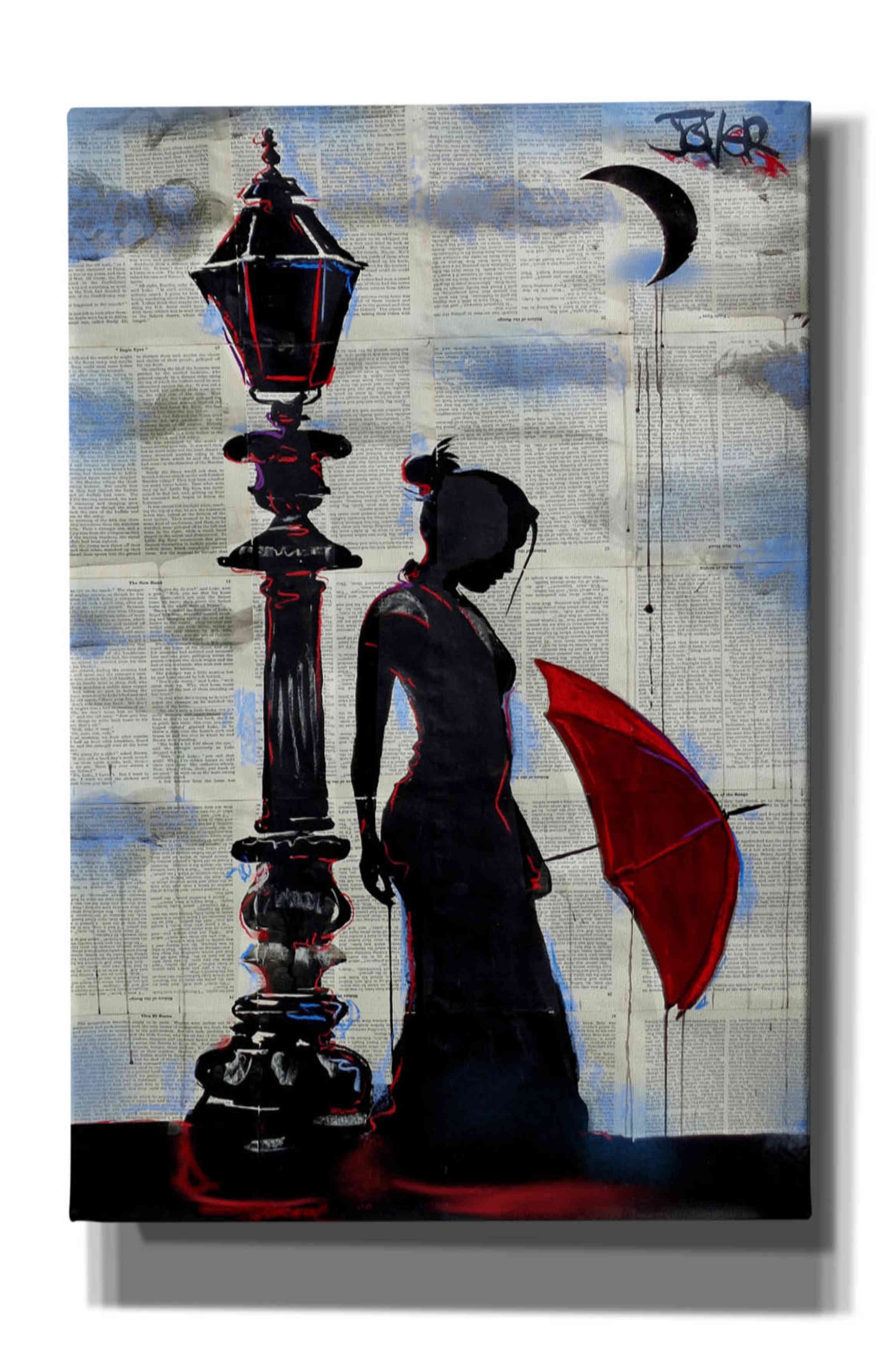 Epic Graffiti 'Lamp' by Loui Jover, Canvas, Wall Art, 12"x18" - Walmart.com