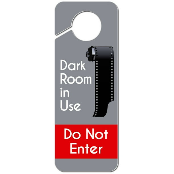 Dark Room in Use Do Not Enter Film Photography Plastic Door Knob Hanger ...