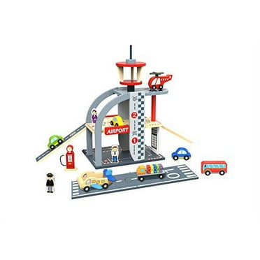 Kids Airport Playset 57-Piece PS02A Shop All Car Track - Walmart.com
