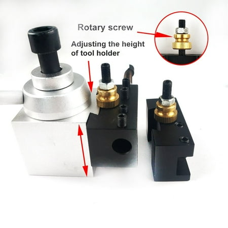 Mini Metal Quick Change Tool Post Holder Boring/Turning Facing Holder ...