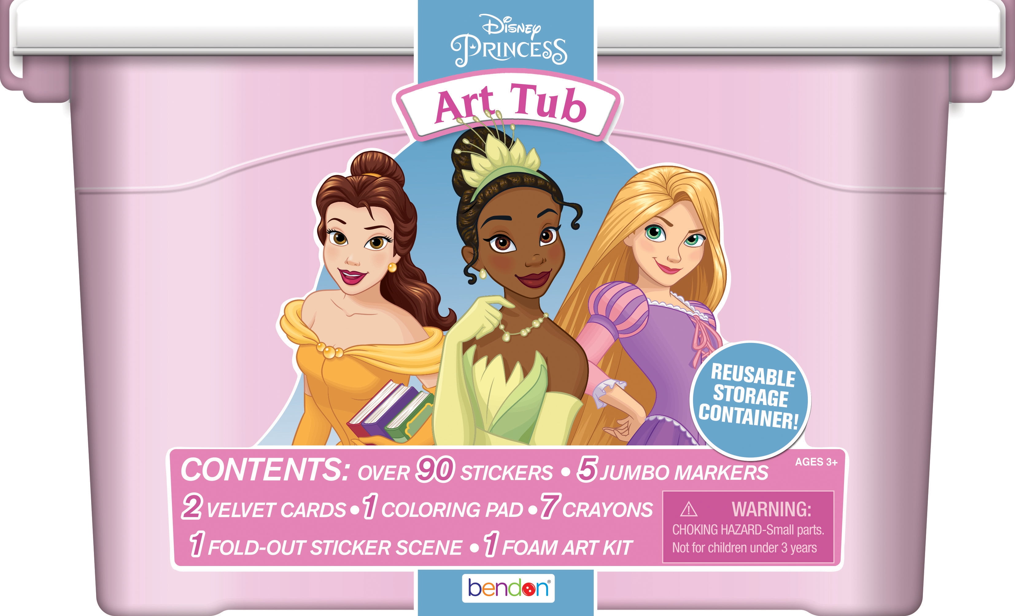 Disney Princess Art Tub with a Coloring Book and Coloring Supplies ...