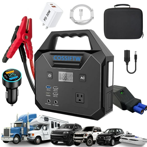 Goodall 12V 10000 Amp Jump Start Kit, Lithium-Ion, USB Charging ...