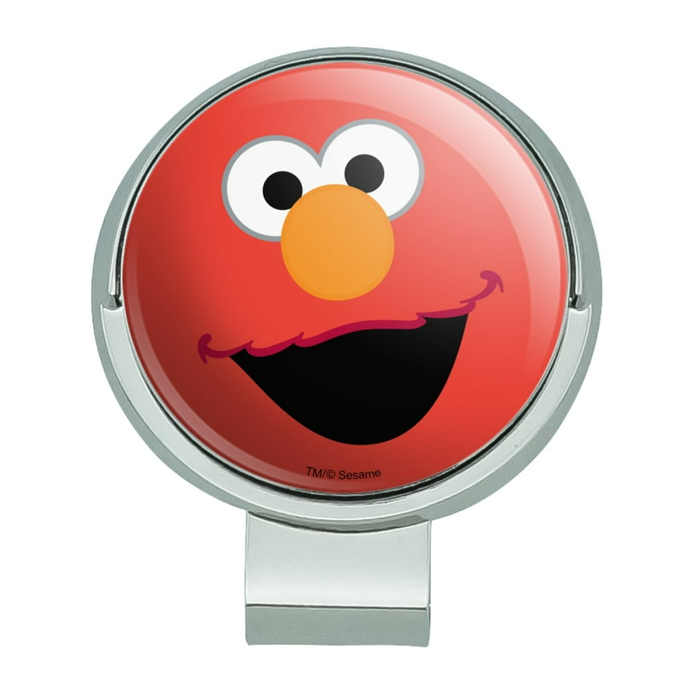 Sesame Street Elmo Face Golf Hat Clip With Magnetic Ball Marker ...