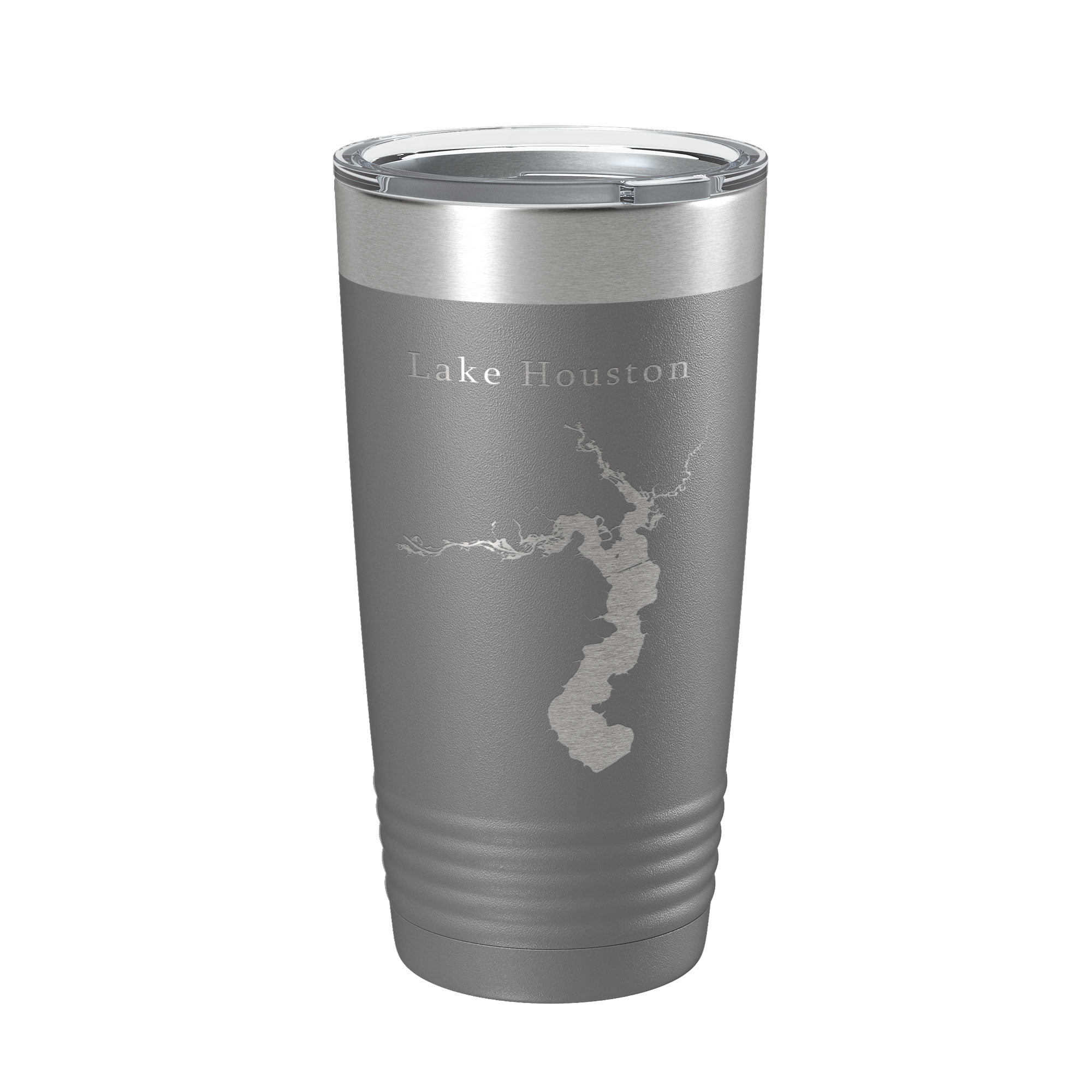 Lake Houston Map Tumbler Travel Mug Insulated Laser Engraved Coffee Cup ...