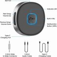 Bluetooth Receiver, Wireless Portable 3.5mm Aux Car Adapter, Bluetooth ...
