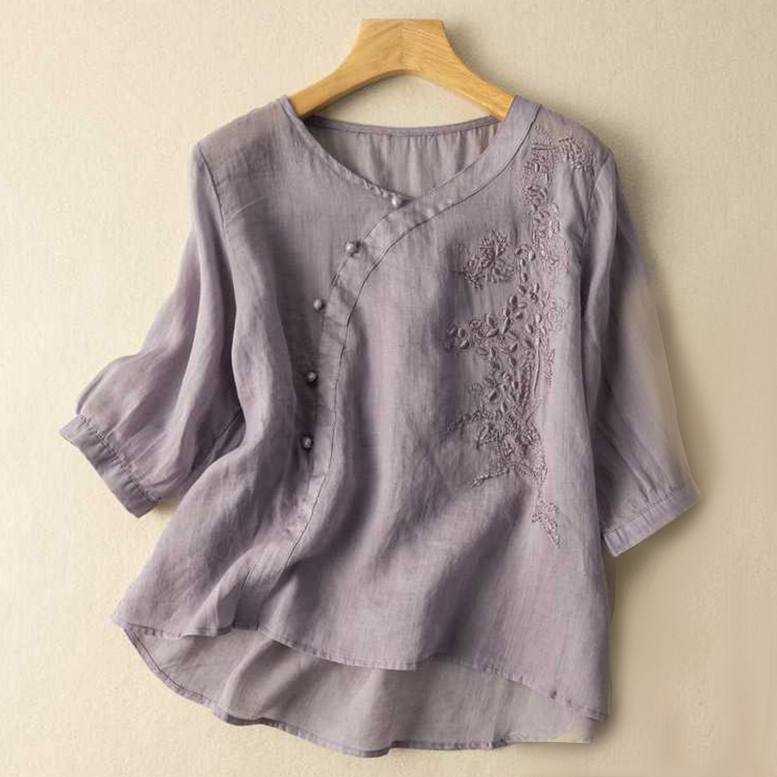 Click here for Jsaierl Plus Size Tops For Women Summer Boho Cotto... prices